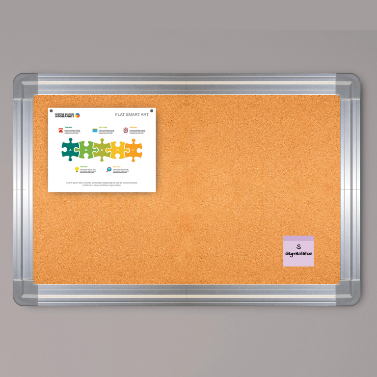 Euroframe Natural Cork Tackboard - Aarco Products, Inc. | Writing ...