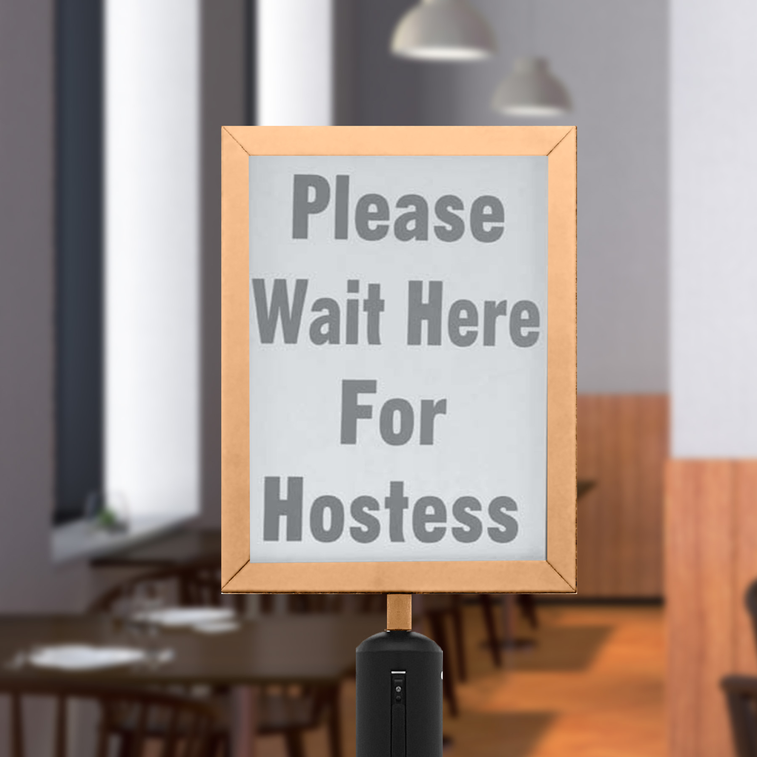 Form-A-Line Vertical Sign Frame - Aarco Products, Inc. | Writing ...