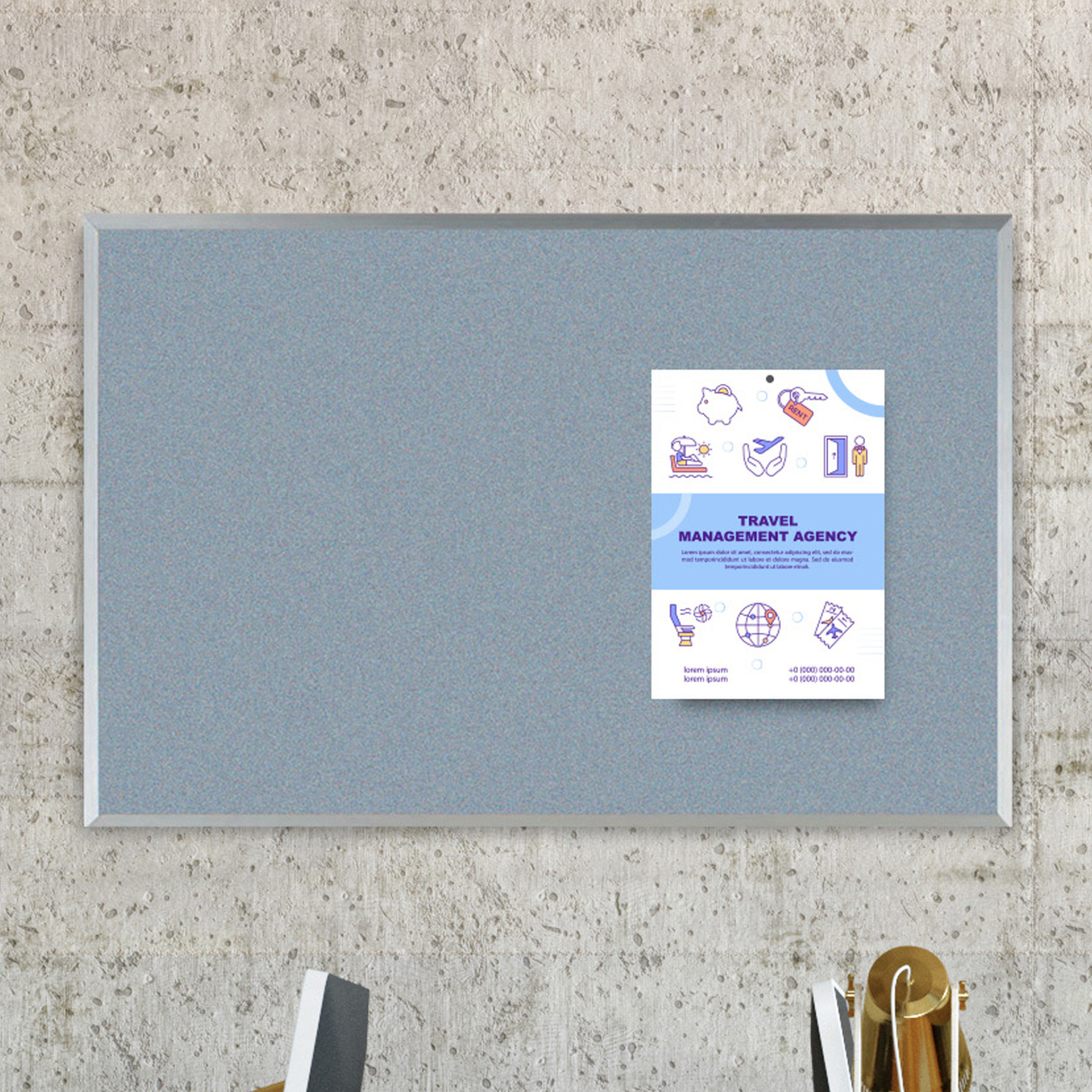 VIC Colored Cork Tackboard - Aarco Products, Inc. | Writing Surfaces & More