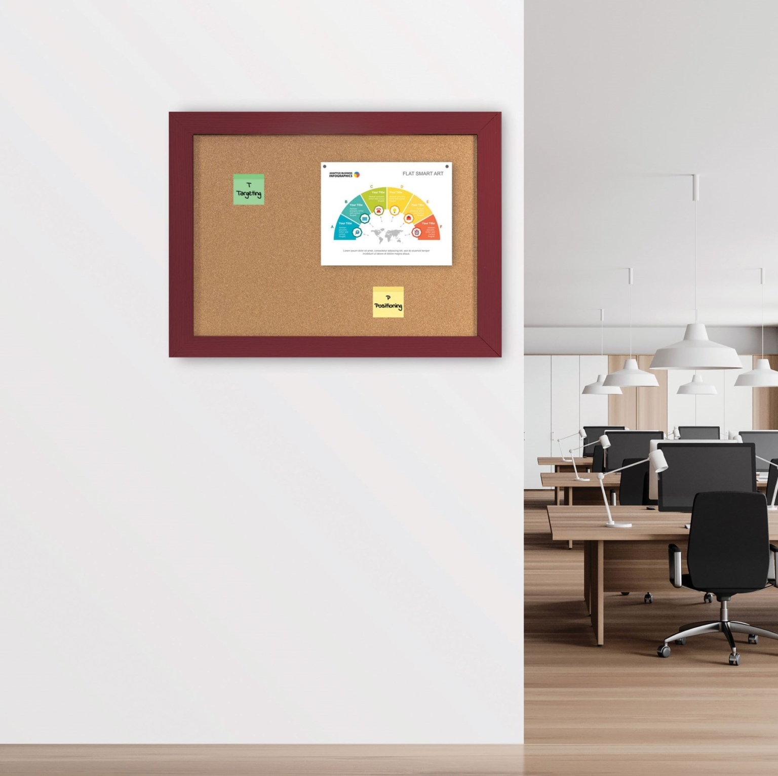 Wood-Look Series Tackboards - Aarco Products, Inc. | Writing Surfaces ...