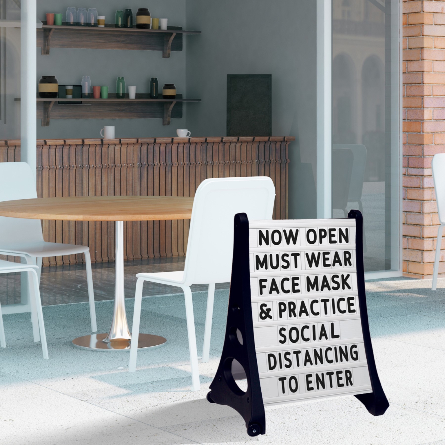 Roll-A-Frame™ Outdoor Frame - Aarco Products, Inc. | Writing Surfaces ...